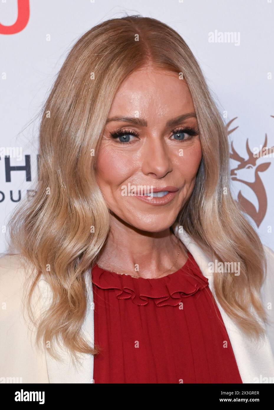 NEW YORK, NEW YORK - APRIL 25: Kelly Ripa attends the 2024 Time100 Gala ...