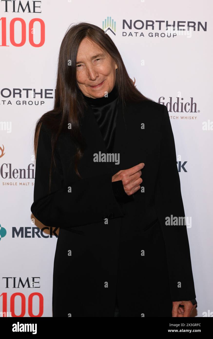 NEW YORK, NEW YORK - APRIL 25: Jenny Holzer attends the 2024 Time100 ...