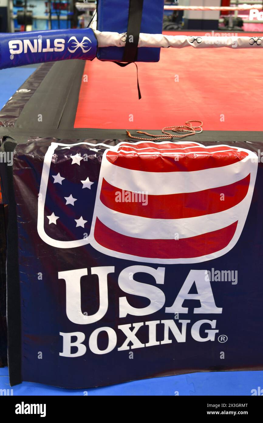 USA Boxing sign for the Olympic team Stock Photo - Alamy