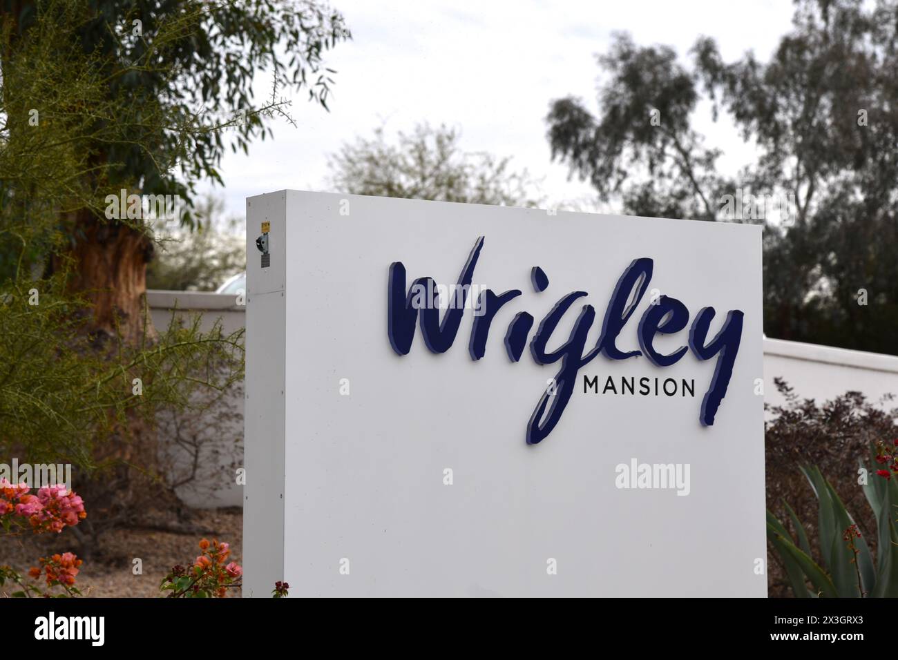 Wrigley Mansion in Phoenix Arizona Stock Photo - Alamy