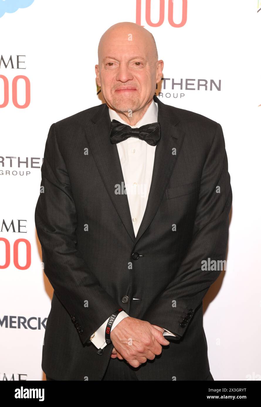 NEW YORK, NEW YORK - APRIL 25: Jim Cramer attend the 2024 Time100 Gala ...