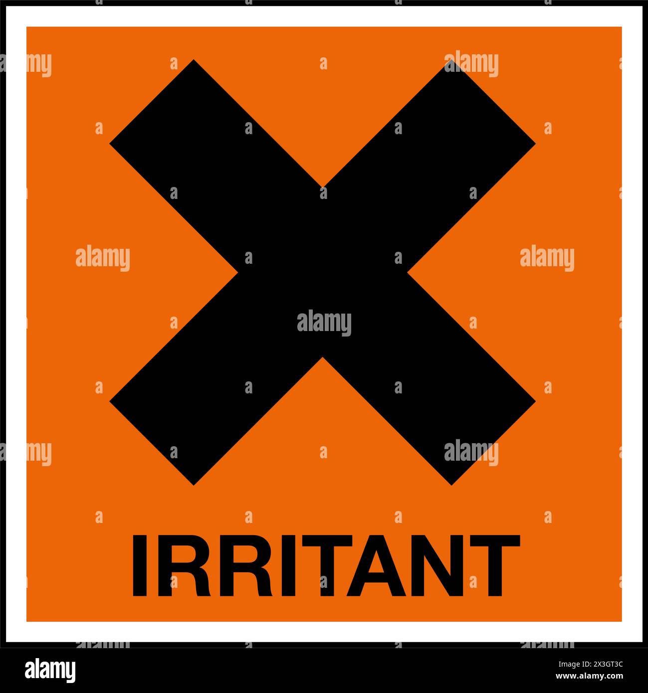 Hazardous Substances Identification Storage Area Marking Label Warning ...