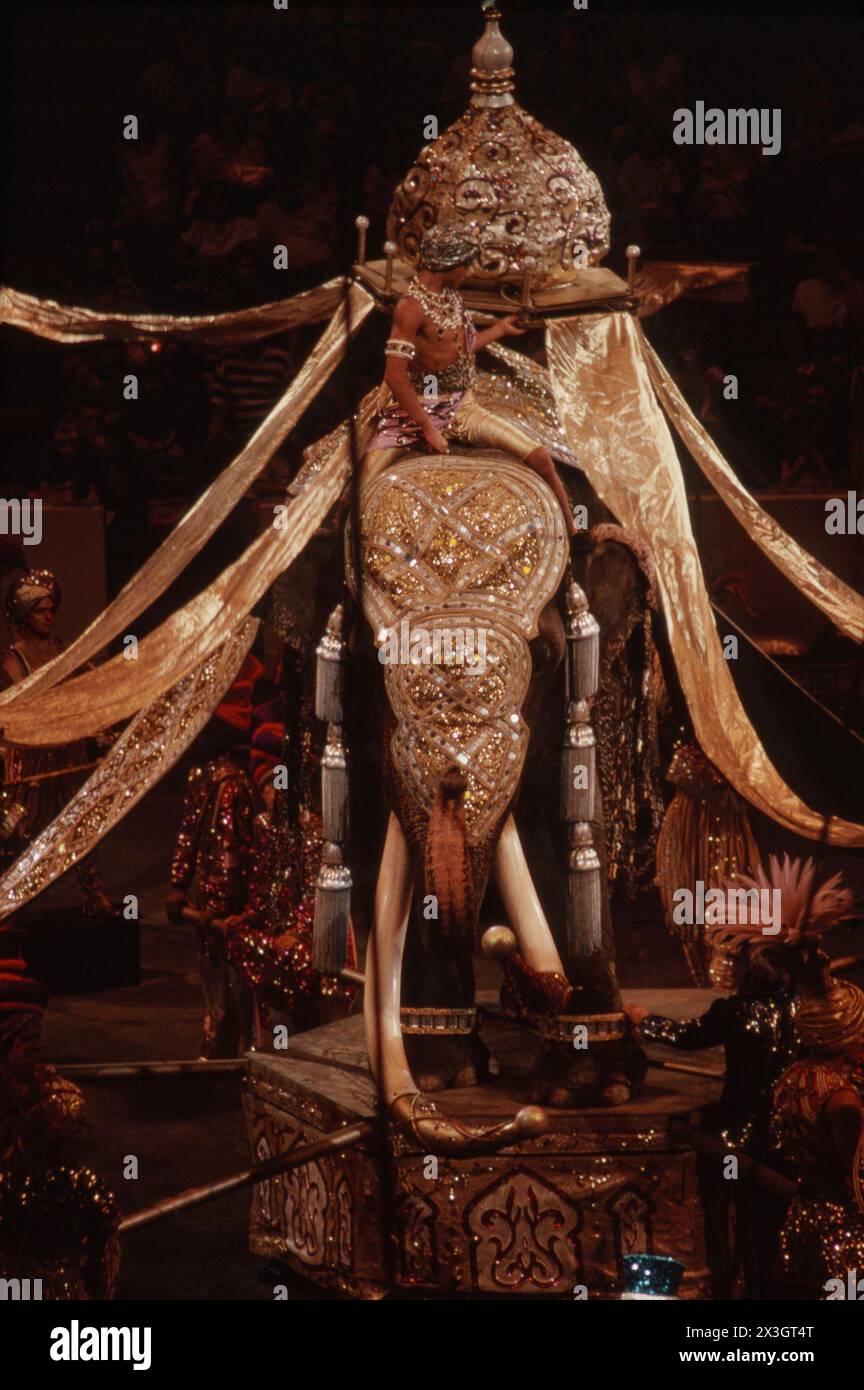 Ringling Bros. and Barnum & Circus, mid 1980's "King Tusk Stock Photo ...