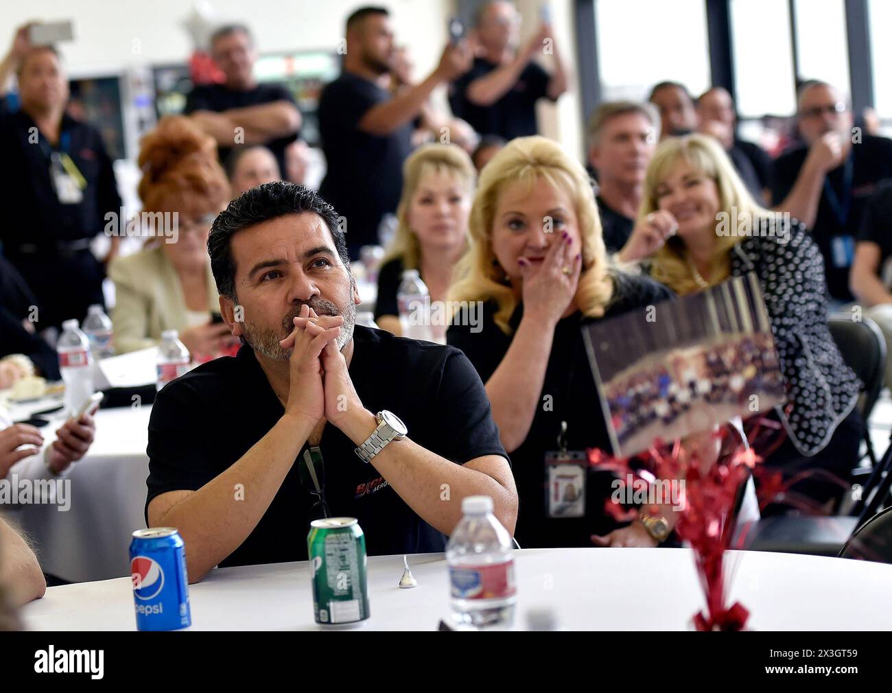 North Las Vegas, Nevada, USA. 8th Apr, 2016. Employee Frank Alcala ...
