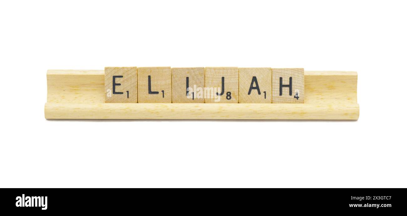 Miami, FL 4-18-24 popular baby boy first name of ELIJAH made with ...