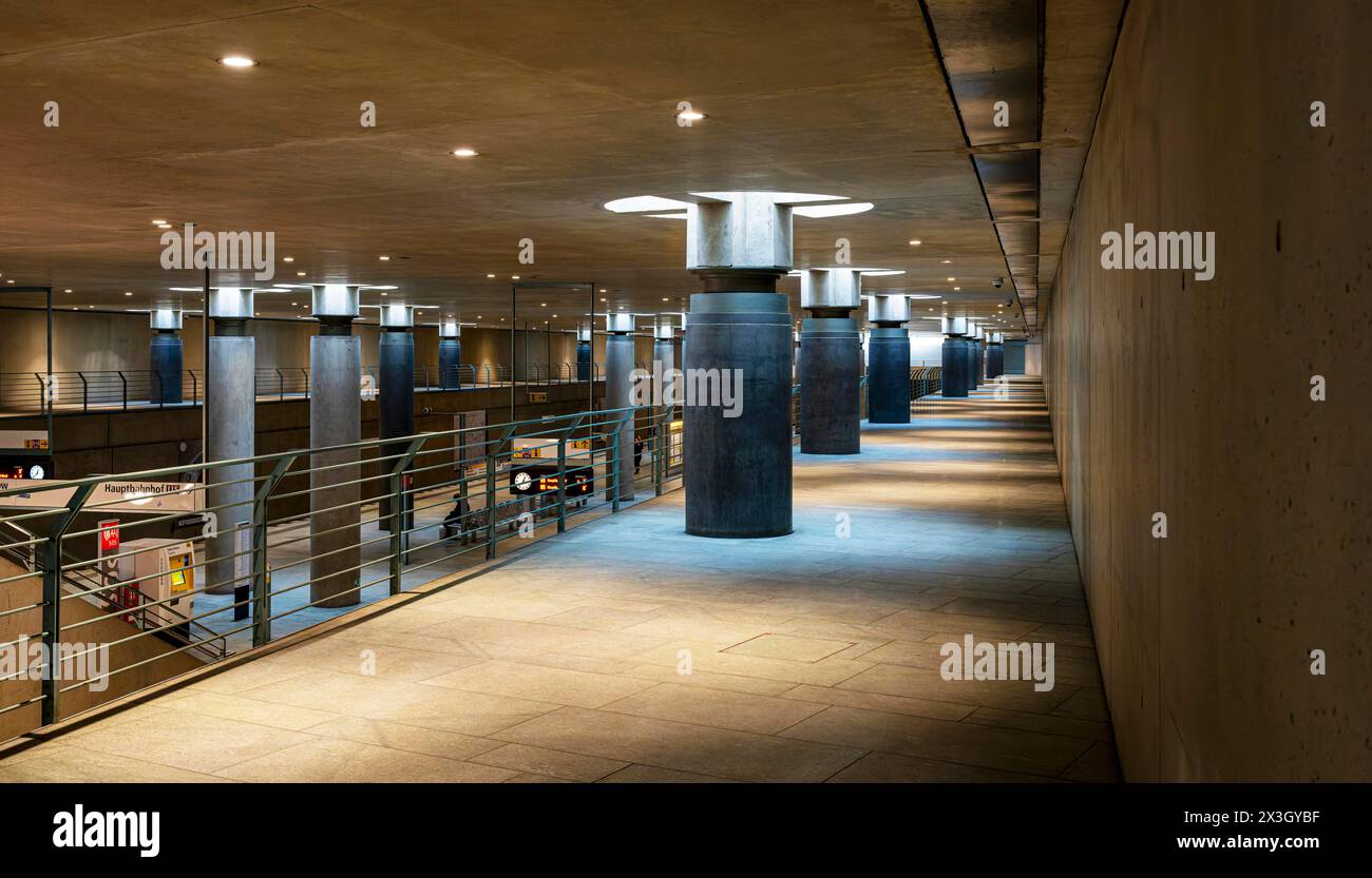 Interior photo, Bundestag underground station, Berlin, Germany Stock ...