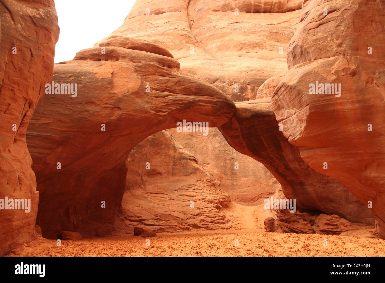 Sand Dune Arch viewed from Sand Dune Arch Trail in Arches National Park ...