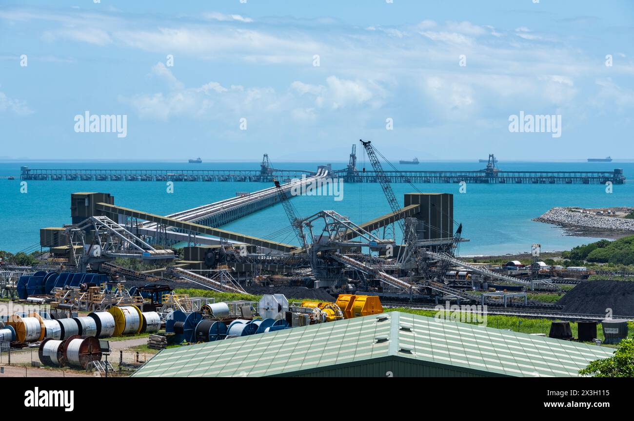 Two coal terminals at the port, Hay Point Coal Terminal (HPCT) and ...