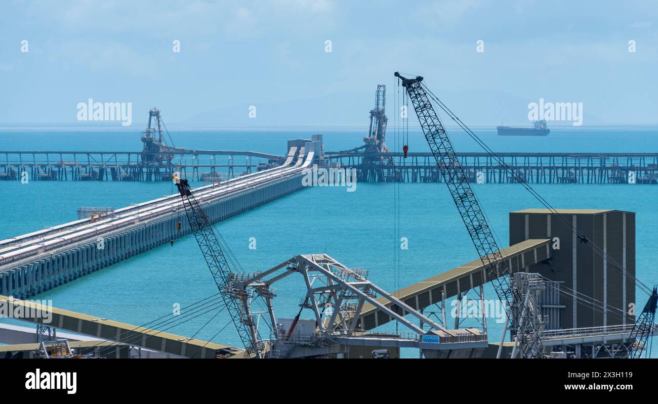 Two coal terminals at the port, Hay Point Coal Terminal (HPCT) and ...
