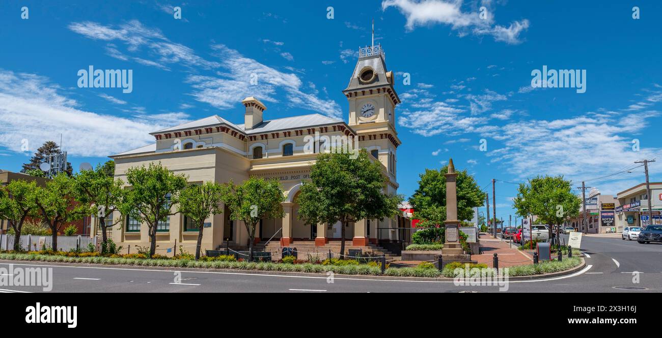 The historic post office building in Tenterfield, northern new south ...