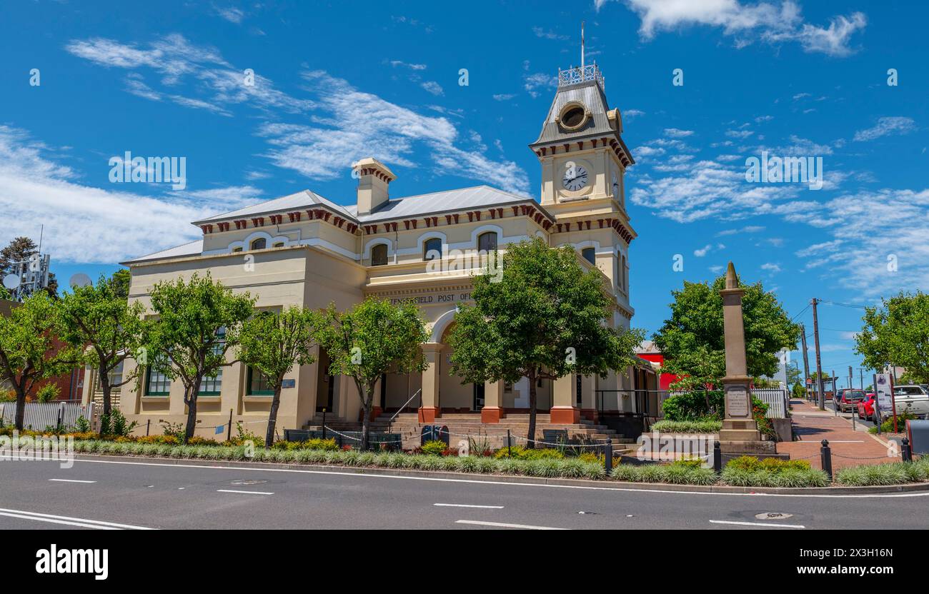 The historic post office building in Tenterfield, northern new south ...