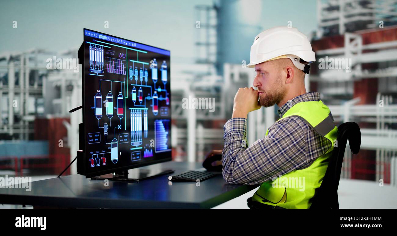 Male automation machine engineer hi-res stock photography and images ...