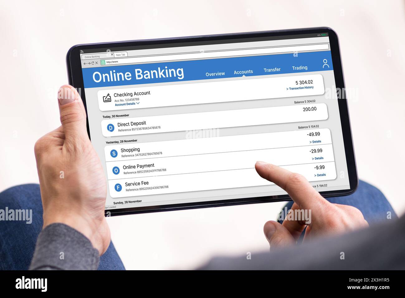 Computerized Electronic Bank Statement Transfer for Payment Balance ...