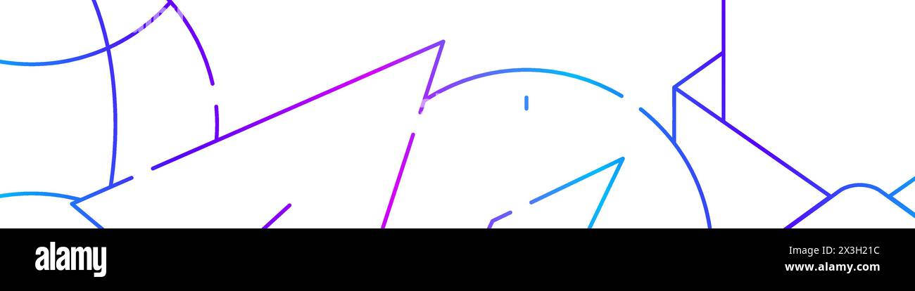 Logistics related horizontal banner or bottom border template ...