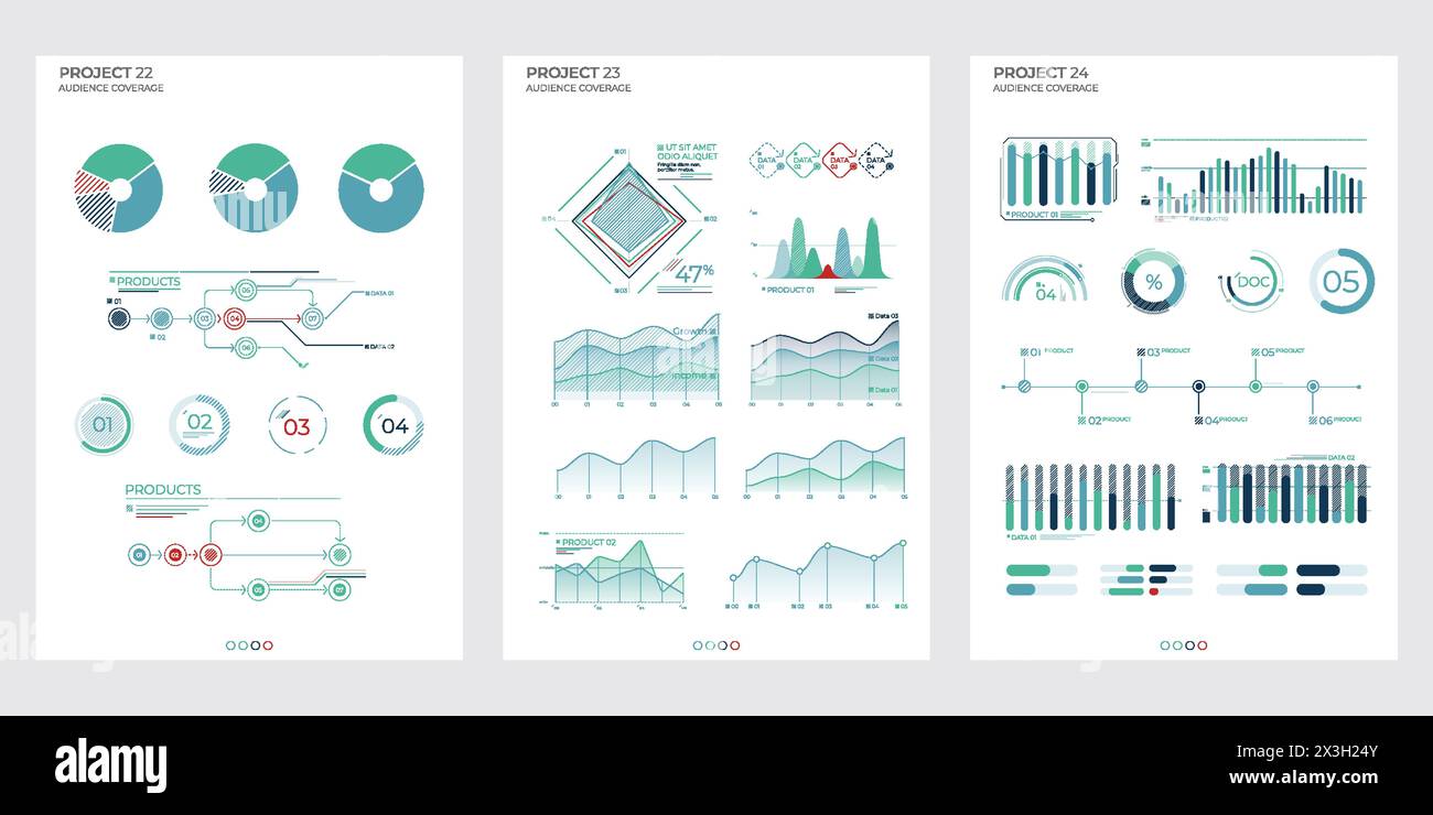 Finance elements commercial charts. Abstract vector illustration Stock ...