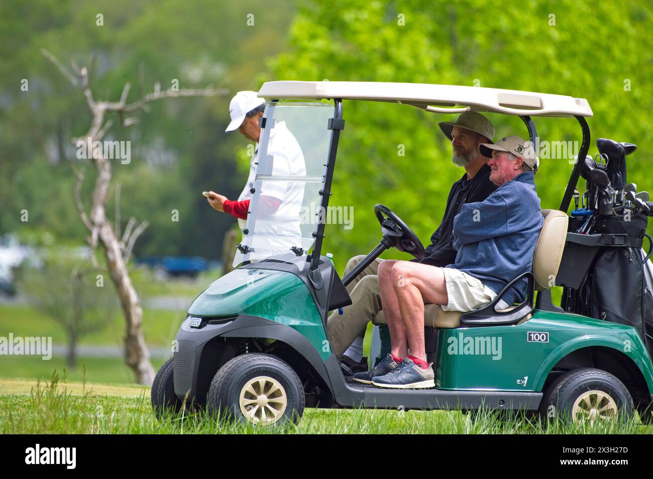 USA; 04-26-2024: Golfers compete in the Apple Blossom HoneyWay Golf ...