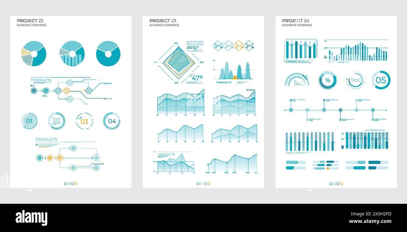 Finance elements commercial charts. Abstract vector illustration Stock ...