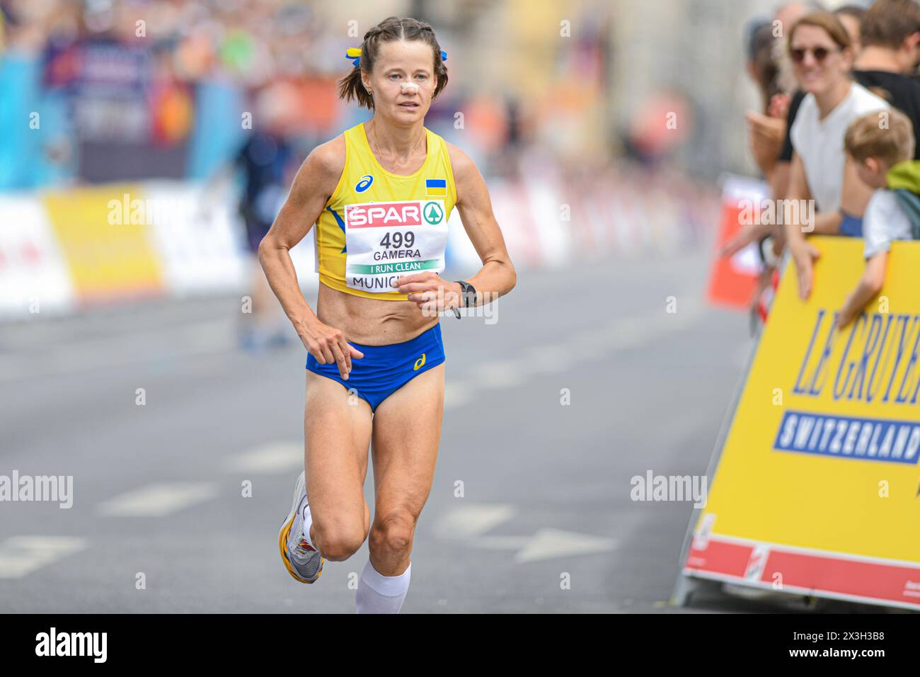 Tetyana Hamera (Ukraine). Women's Marathon. European Championships ...