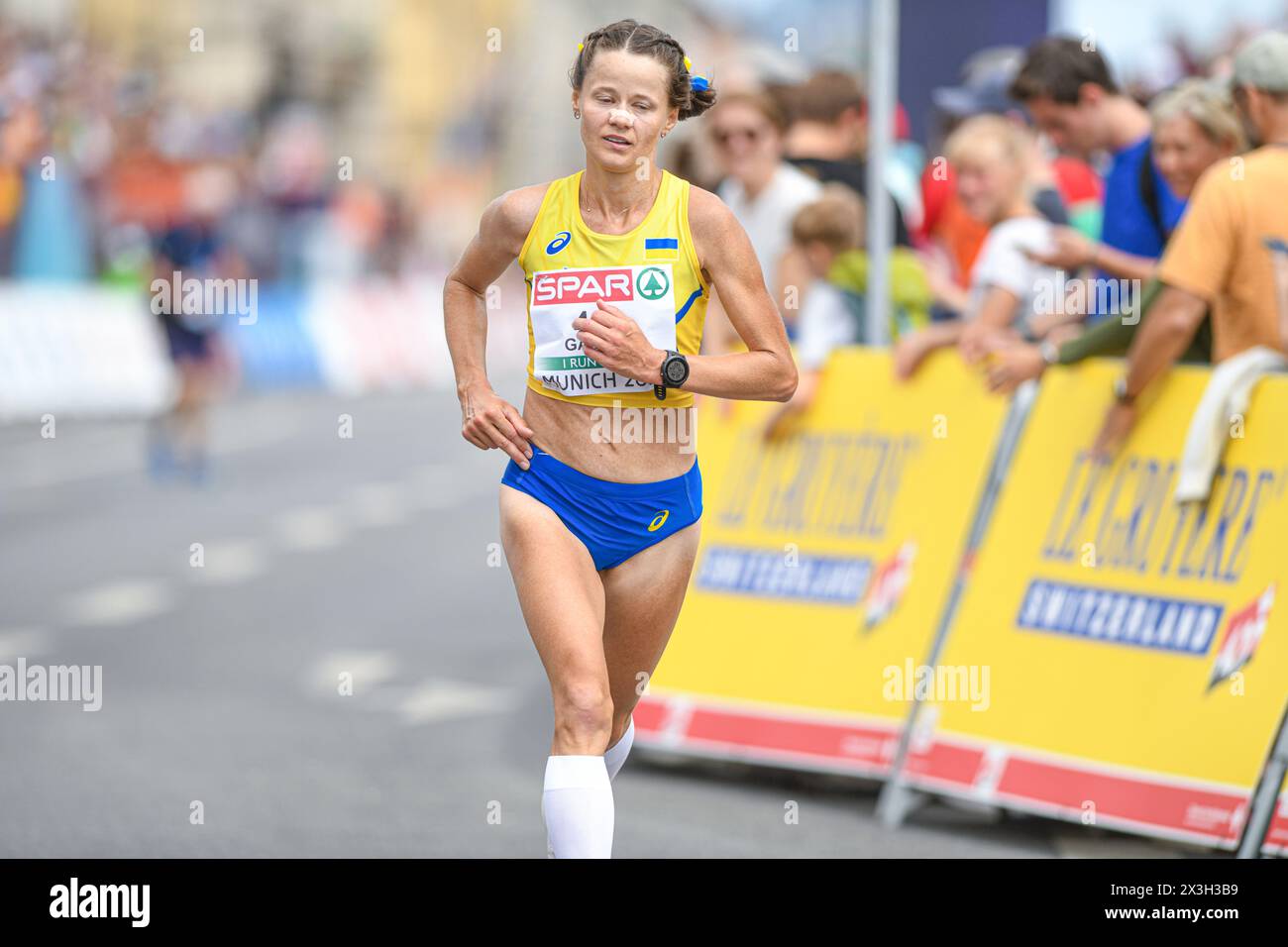 Tetyana Hamera (Ukraine). Women's Marathon. European Championships ...