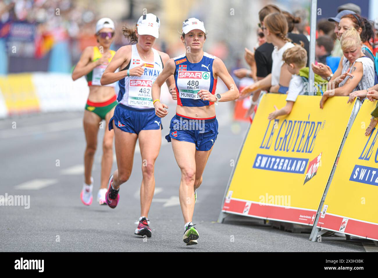 Runa Skrove Falch (Norway). Women's Marathon. European Championships ...