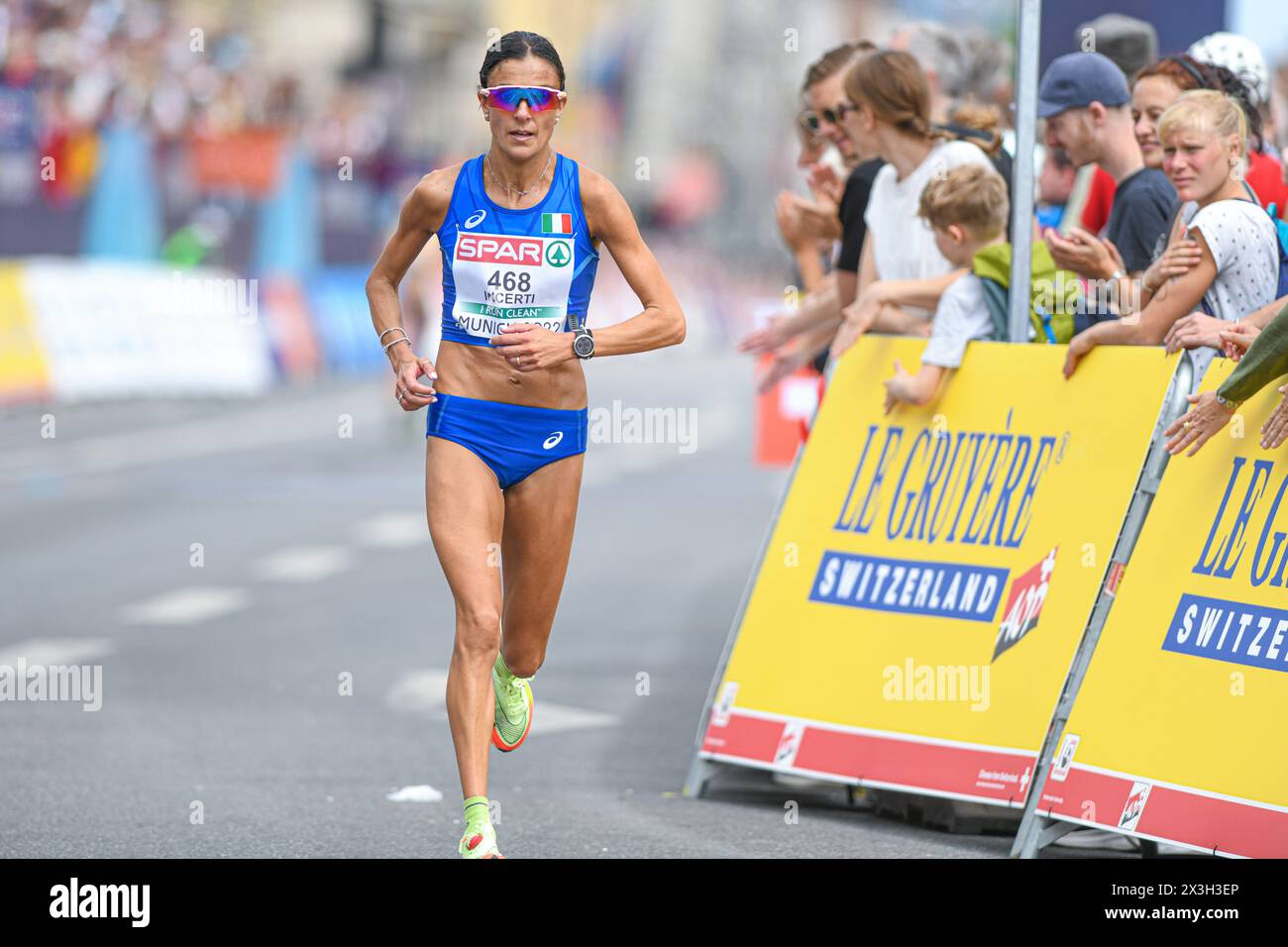 Anna Incerti (Italy). Women's Marathon. European Championships Munich ...
