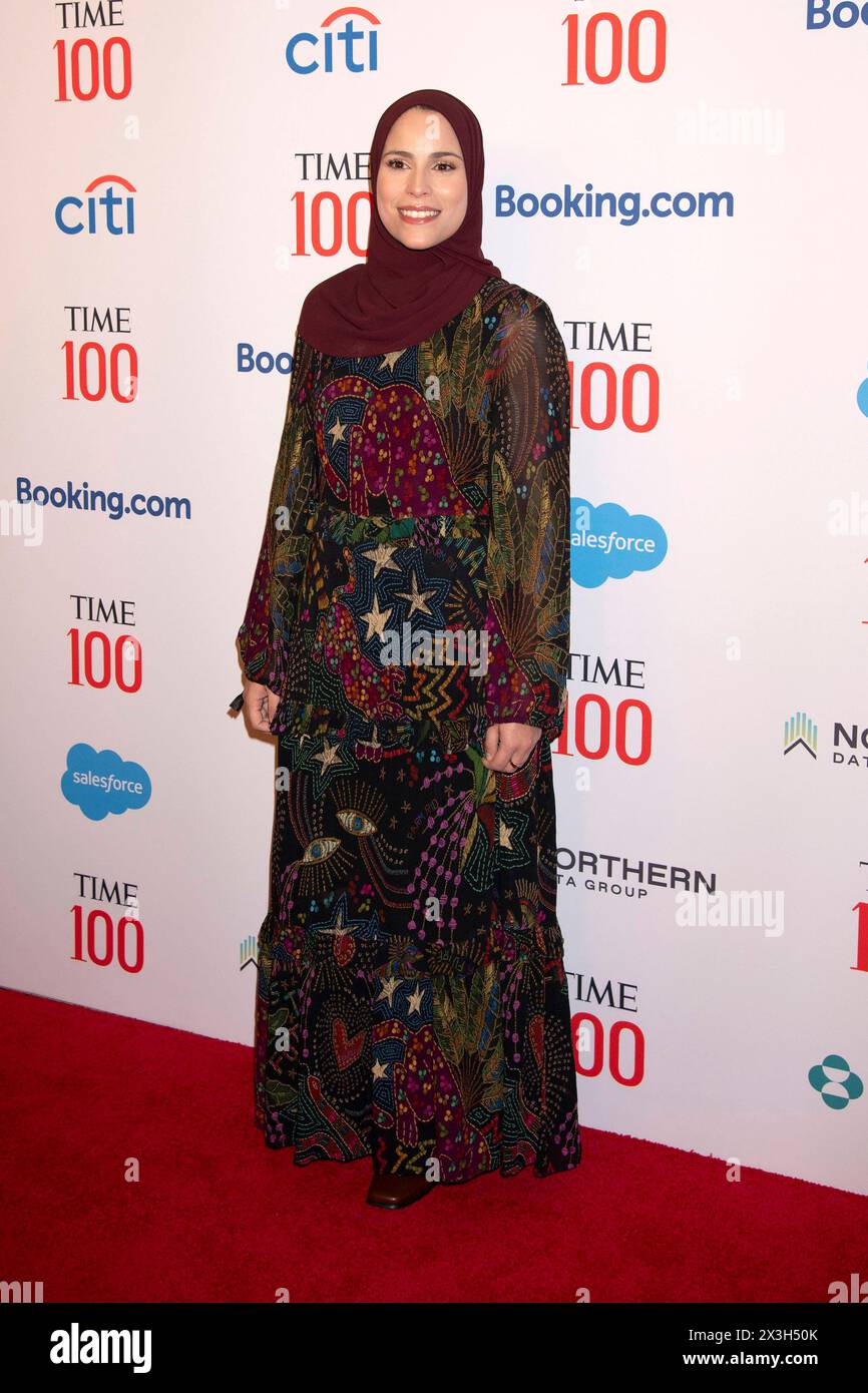 Alaa Murabit bei der Time 100 Gala 2024 im Jazz at Lincoln Center. New ...
