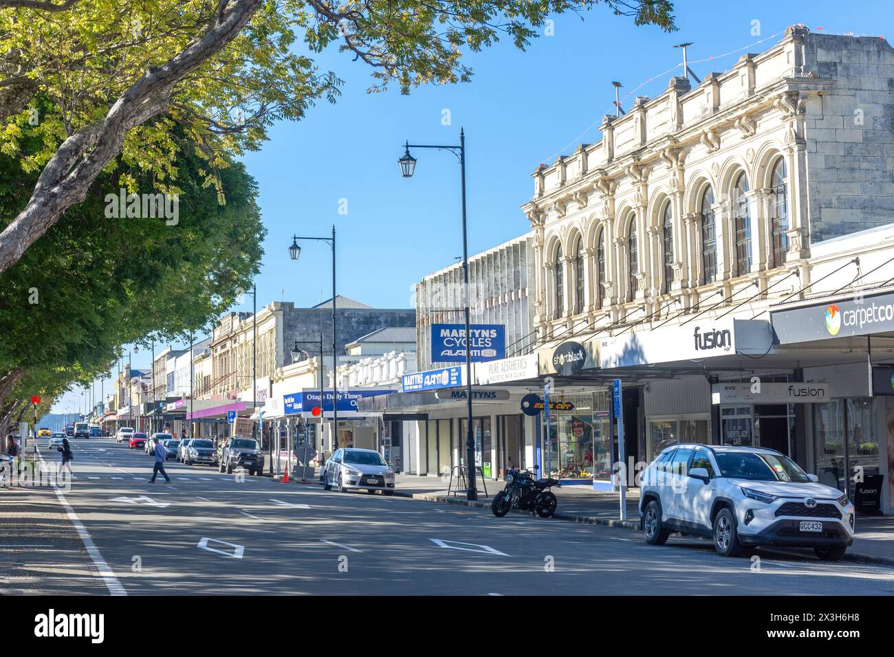 Town centre, Thames Street, Oamaru (Te Oha-a-Maru), Otago Region, South ...