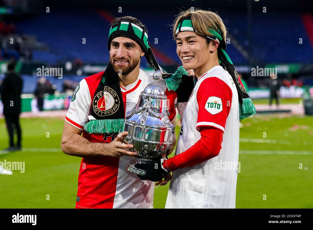 ROTTERDAM, NETHERLANDS - APRIL 21: Alireza Jahanbakhsh of Feyenoord and ...