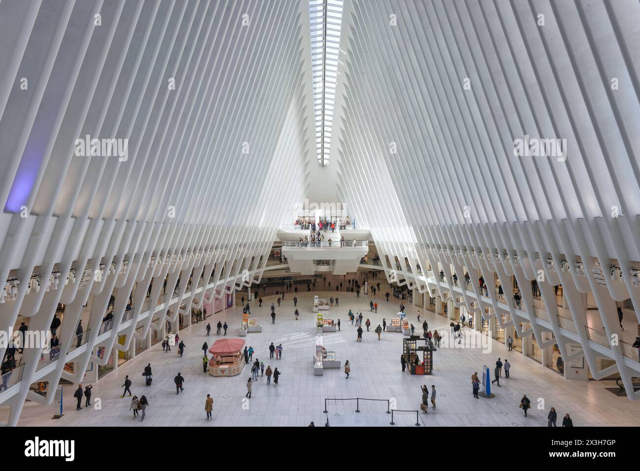 World Trade Centre Transportation Hub a terminal rail station on the ...