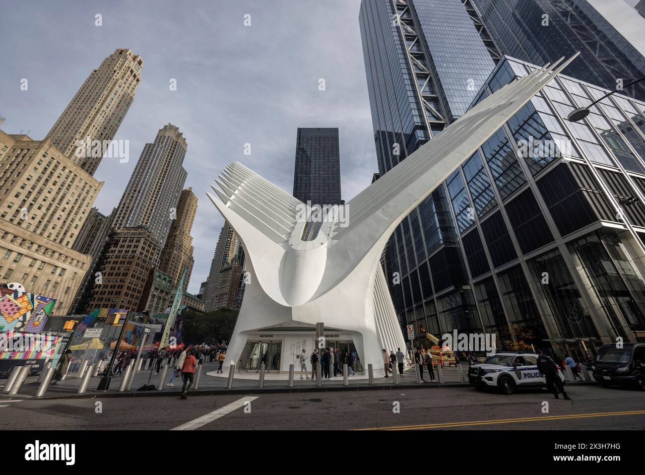 World Trade Centre Transportation Hub a terminal rail station on the ...