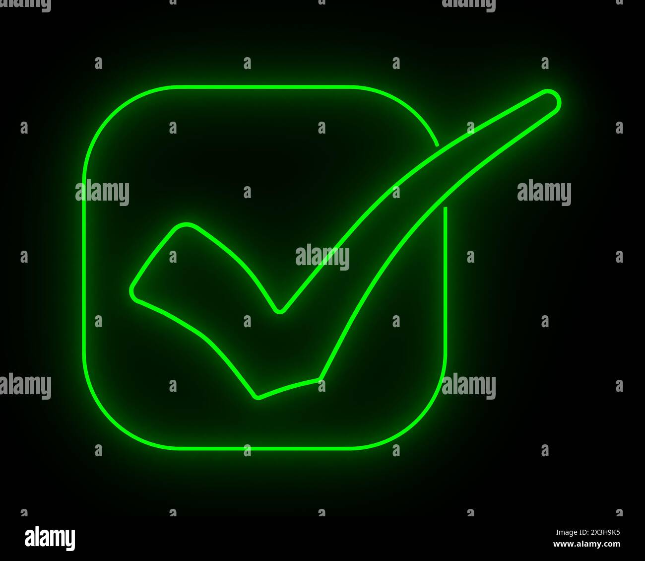 3d check box check mark hi-res stock photography and images - Alamy