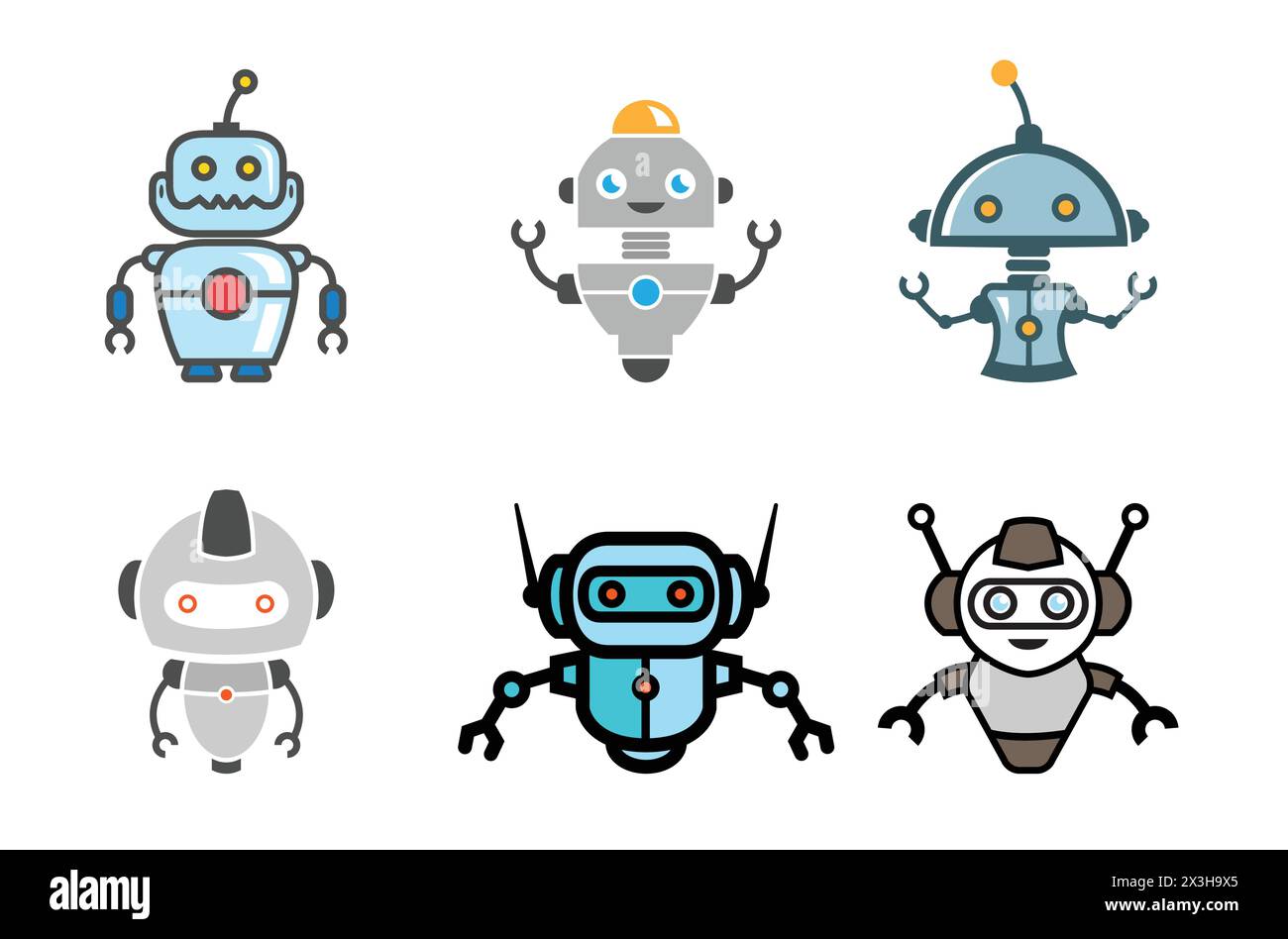 Chat bot logo design hi-res stock photography and images - Alamy