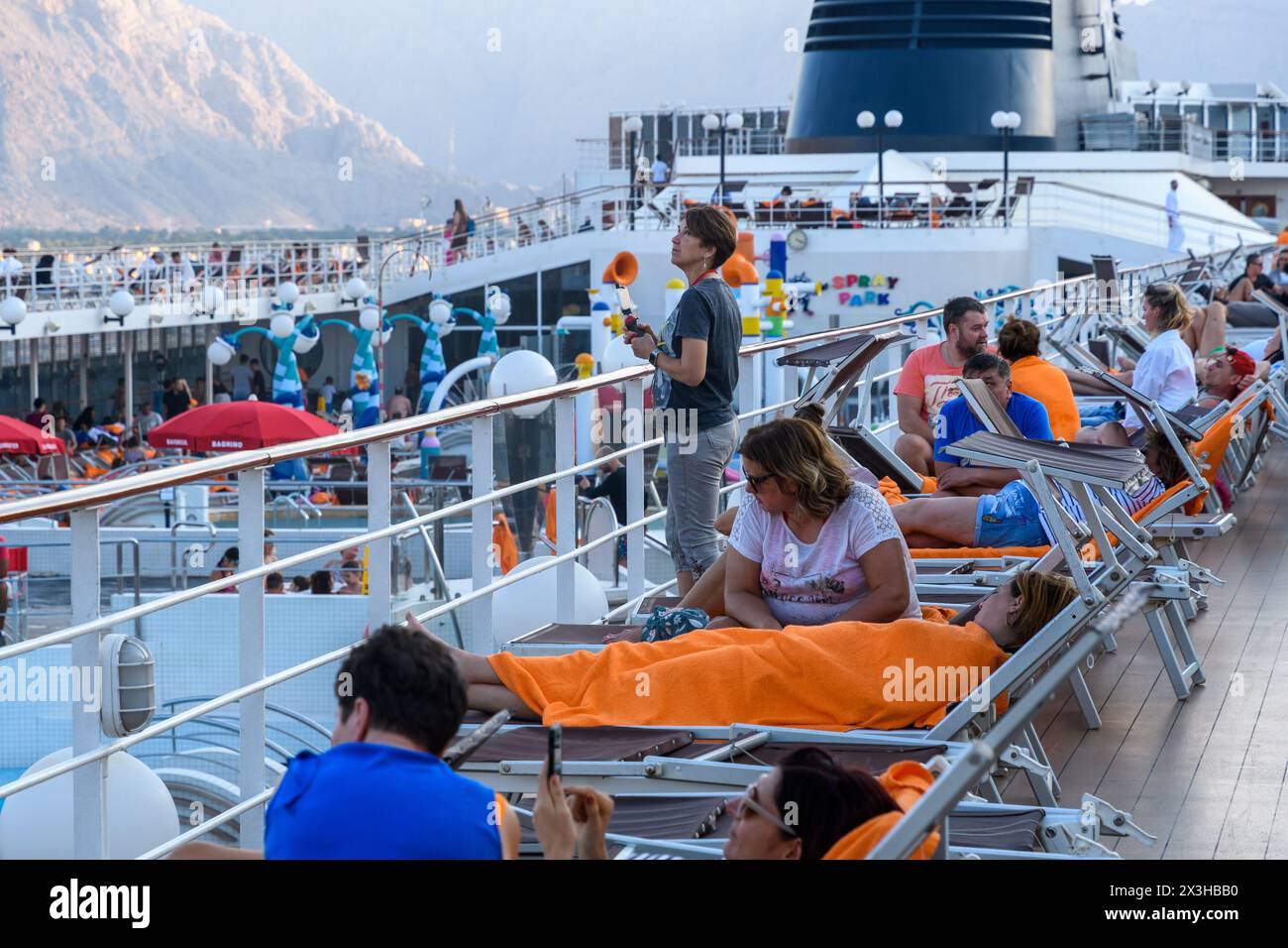 Hasab, Oman - 1 January 2024: A tranquil scene unfolds as tourists ...