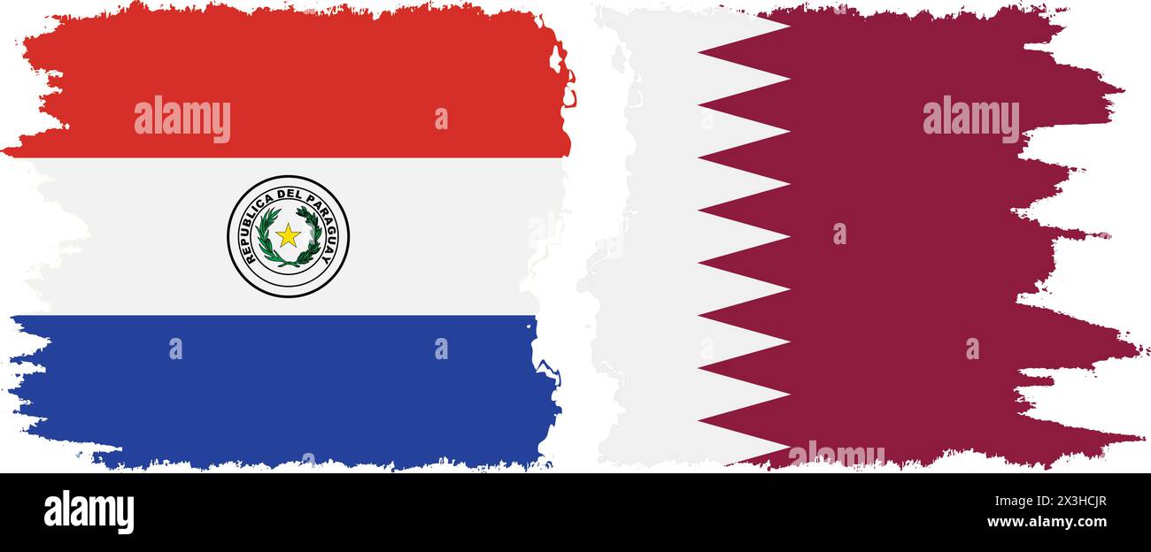 Qatar paraguay flag hi-res stock photography and images - Alamy