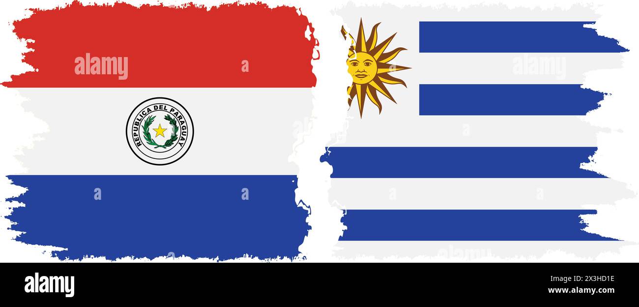 Uruguay paraguay flag Stock Vector Images - Alamy