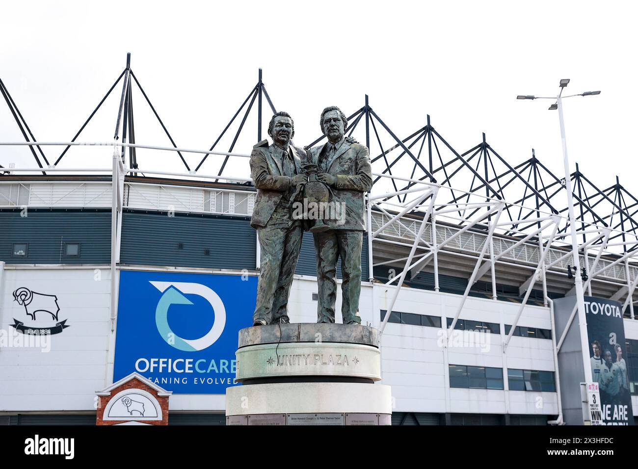 Pride park stadium outside hi-res stock photography and images - Alamy