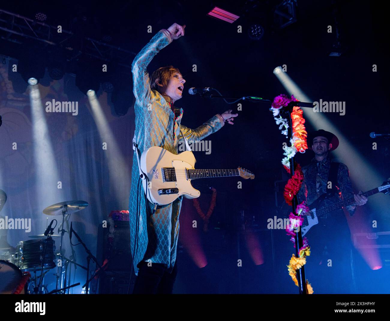 Kula Shaker performing live at Electric Ballroom, London, UK L to R ...