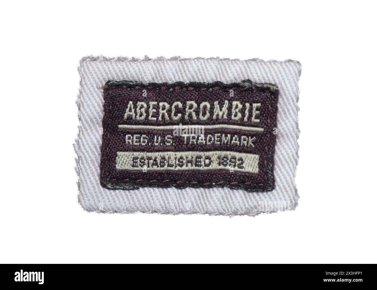 NYC February 2, 2024 Abercrombie and Fitch established 1892 trademark ...