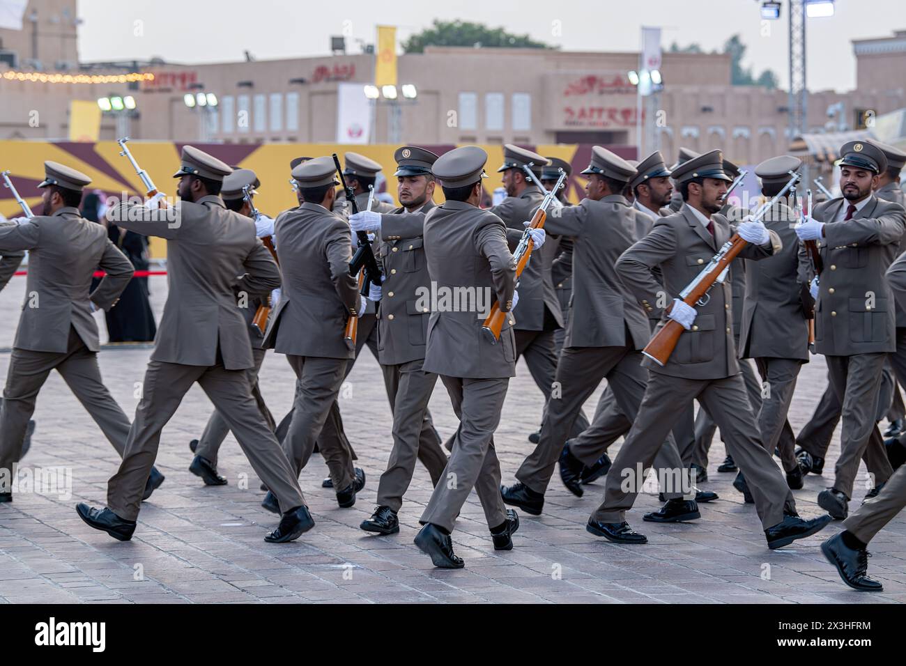 Qatar national day parade hi-res stock photography and images - Alamy
