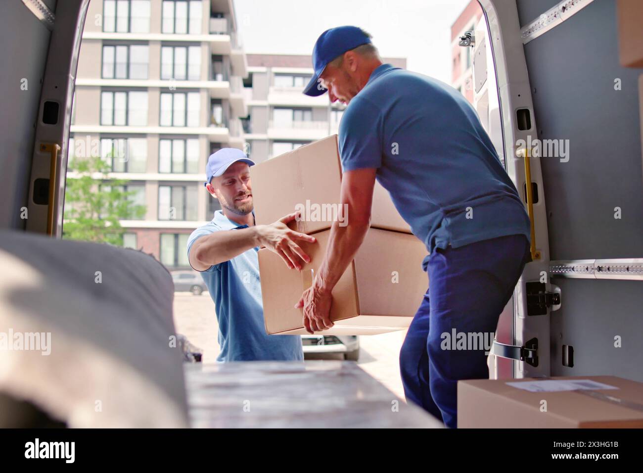 Loading items hi-res stock photography and images - Alamy