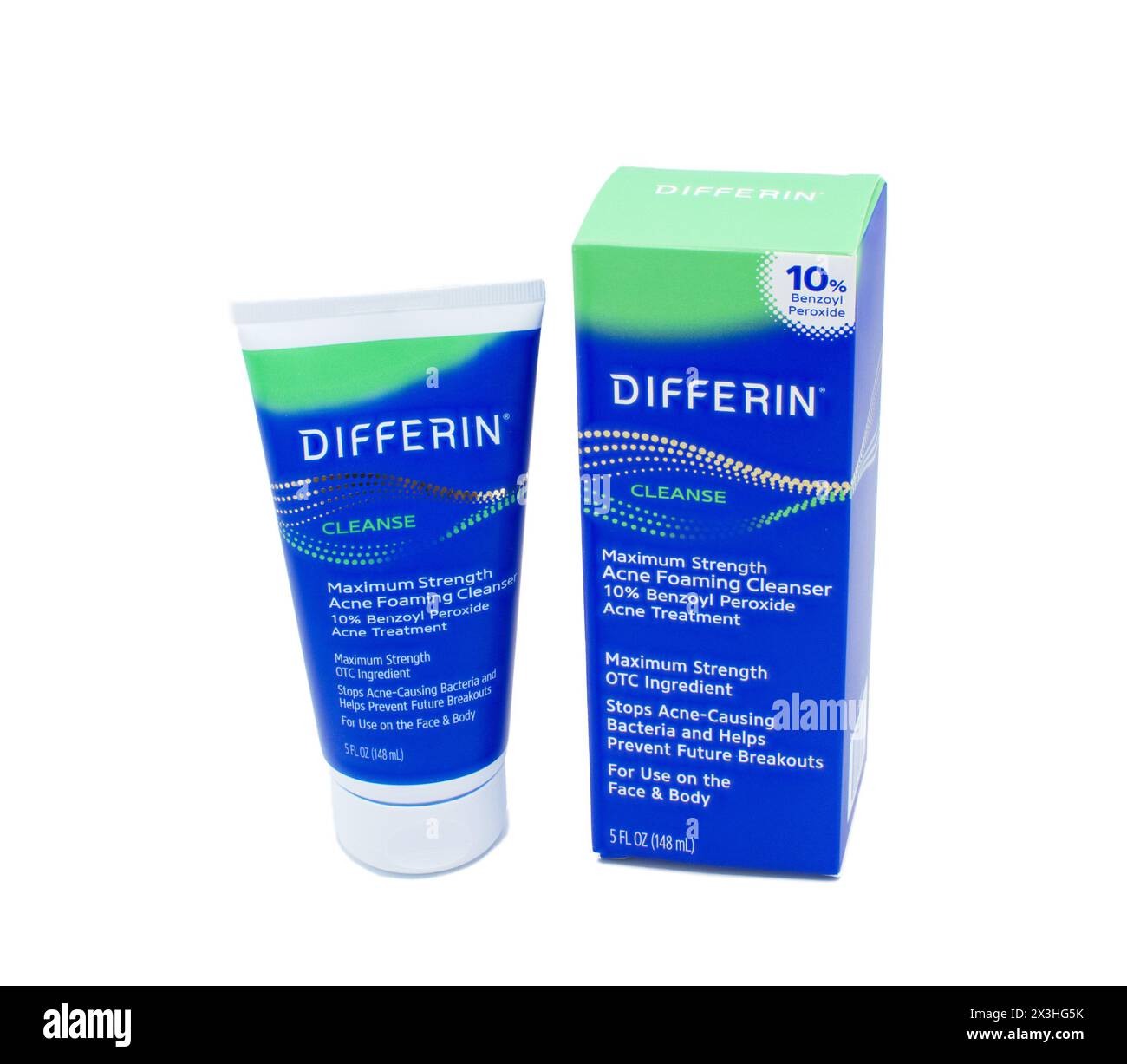 Ocala, Florida 2-18-2024 Differin cleanse Maximum Strength Acne Foaming ...