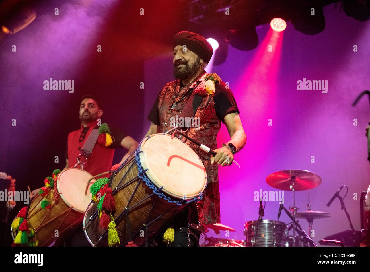 Dhol Foundation performing live at Electric Ballroom, London, UK Johnny ...
