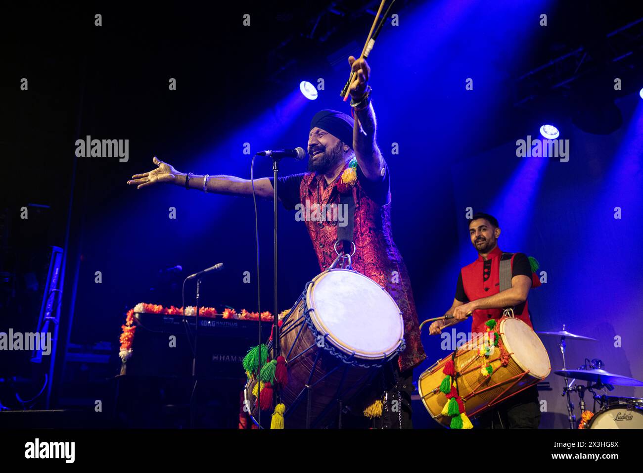 Dhol Foundation performing live at Electric Ballroom, London, UK Johnny ...