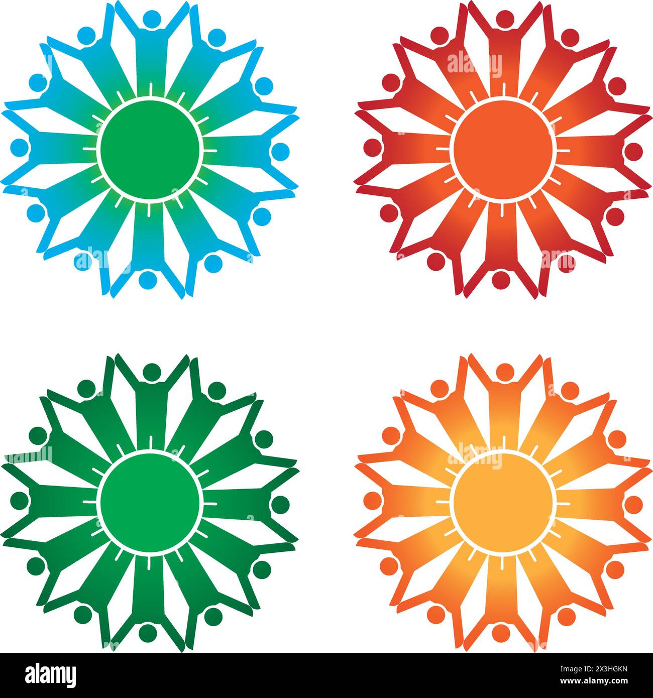 Trust cooperation Stock Vector Images - Alamy