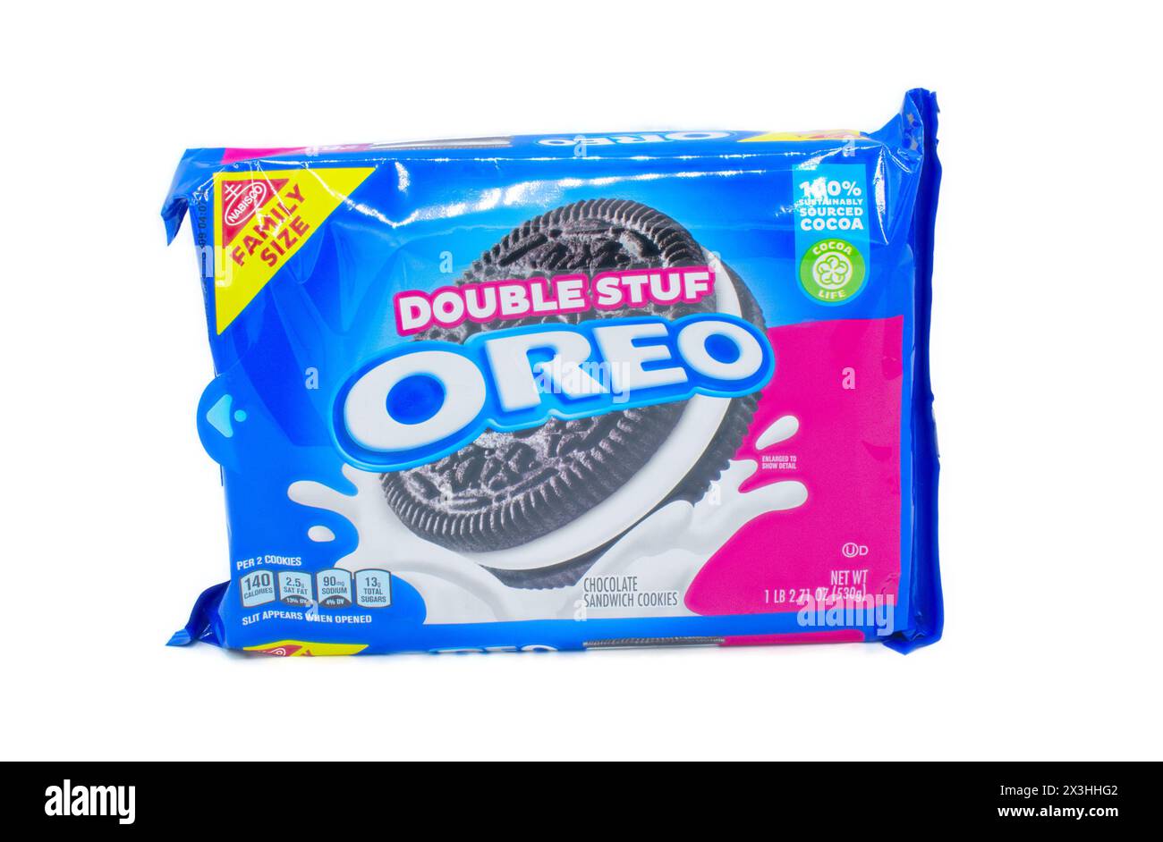 Ocala, FL January 5, 2024 Oreo sandwich cookie biscuit traditional ...