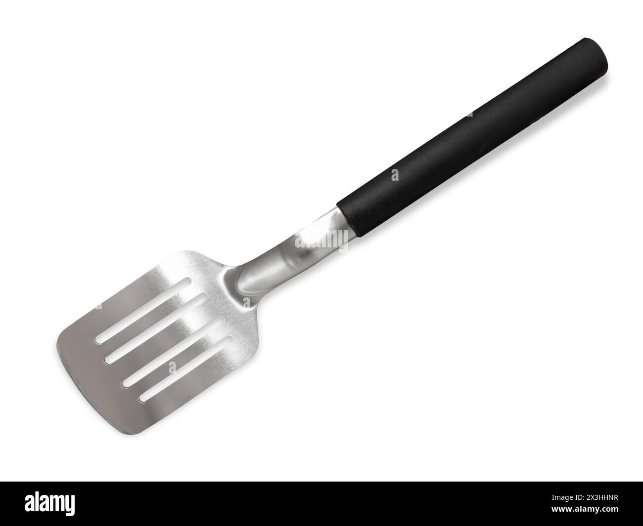 Spatula grill tool, stainless steel barbecue paddle with black handle ...