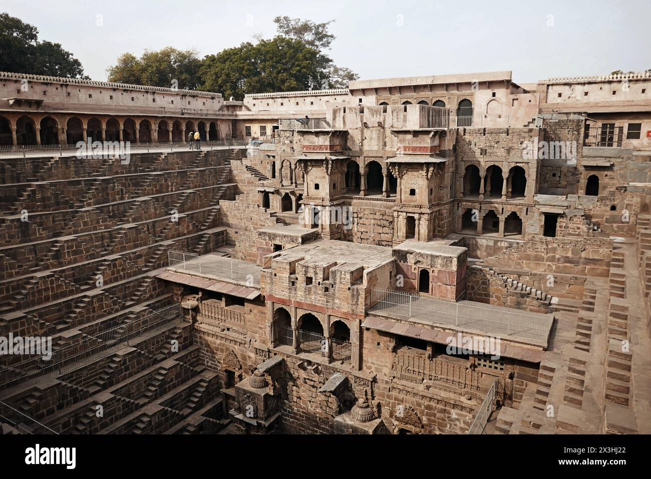 Panna Meena Ka Khun or the stepwells of Chand Baori, in Jaipur, India ...