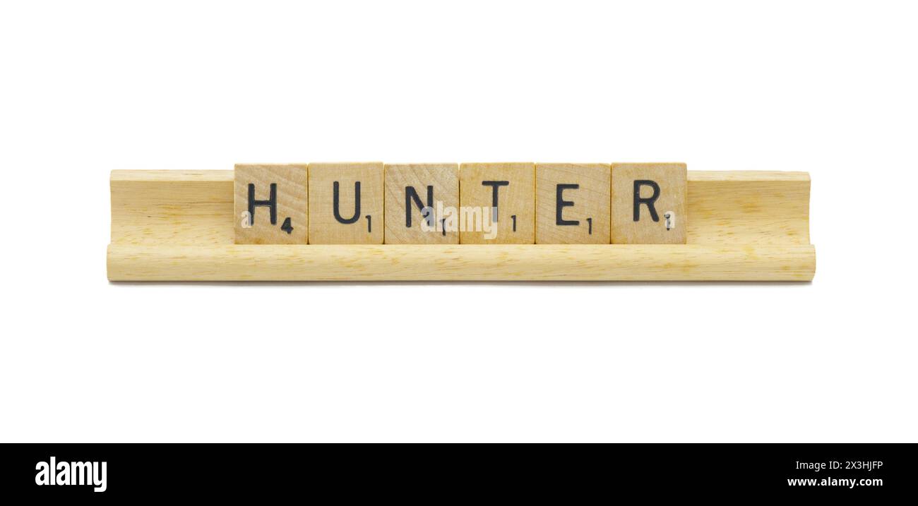 Miami, FL 4-18-24 popular baby boy first name of HUNTER made with ...