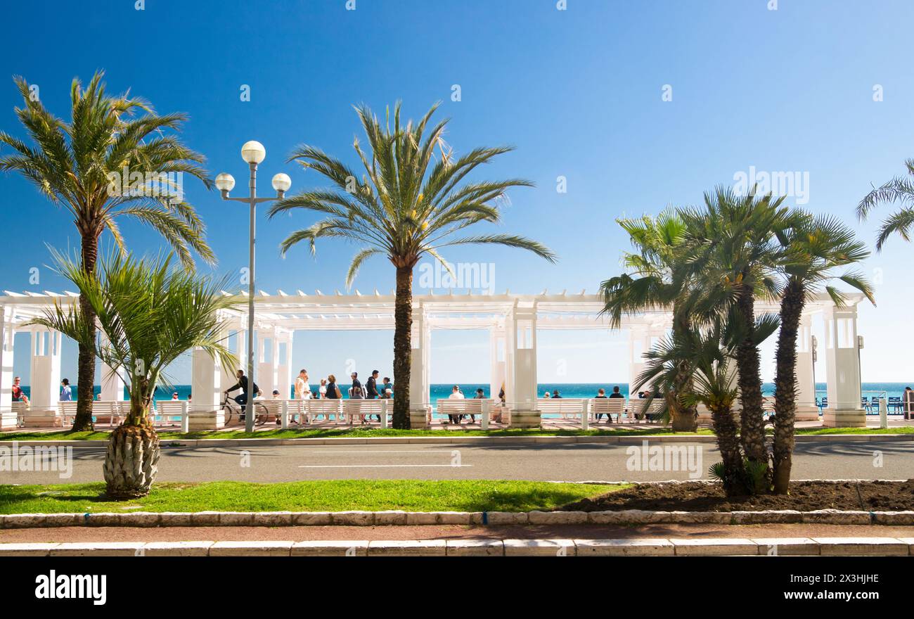 Promenade des Anglais, Nice France Stock Photo - Alamy