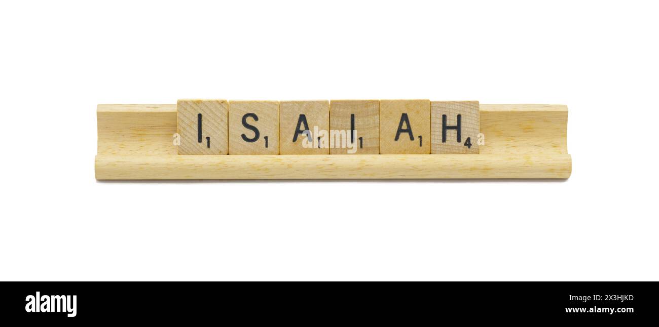 Miami, FL 4-18-24 popular baby boy first name of ISAIAH made with ...